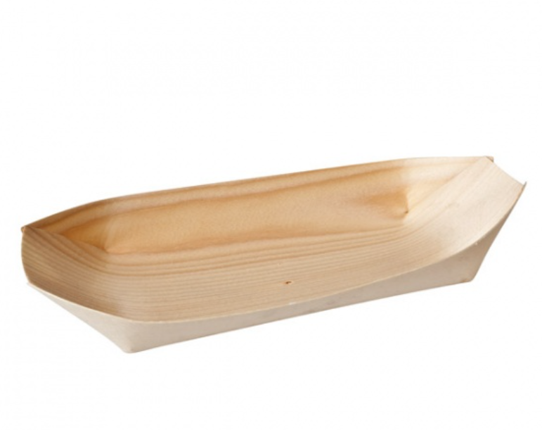 Pine Wood Oval Boats 60x45mm (50) | Hospitality Catering – Fletchers ...