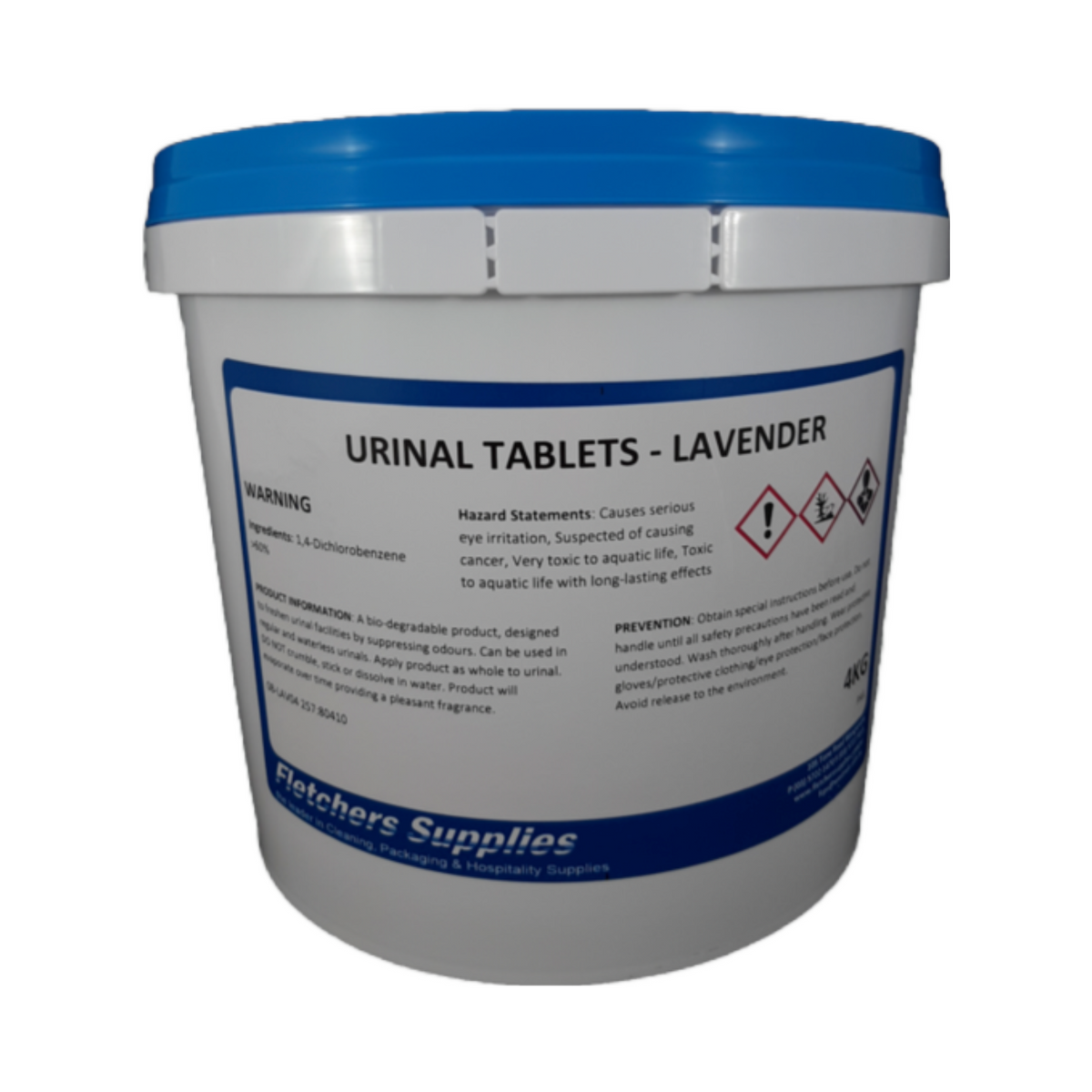 Fletchers Lavender Urinal Tablets 4kg - Toilet Odour Control ...
