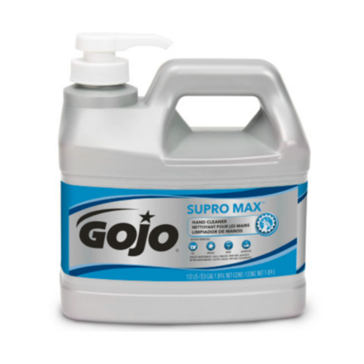 Gojo Supro Max Hand Cleaner | 1.89L Pump Bottle (Industrial ...