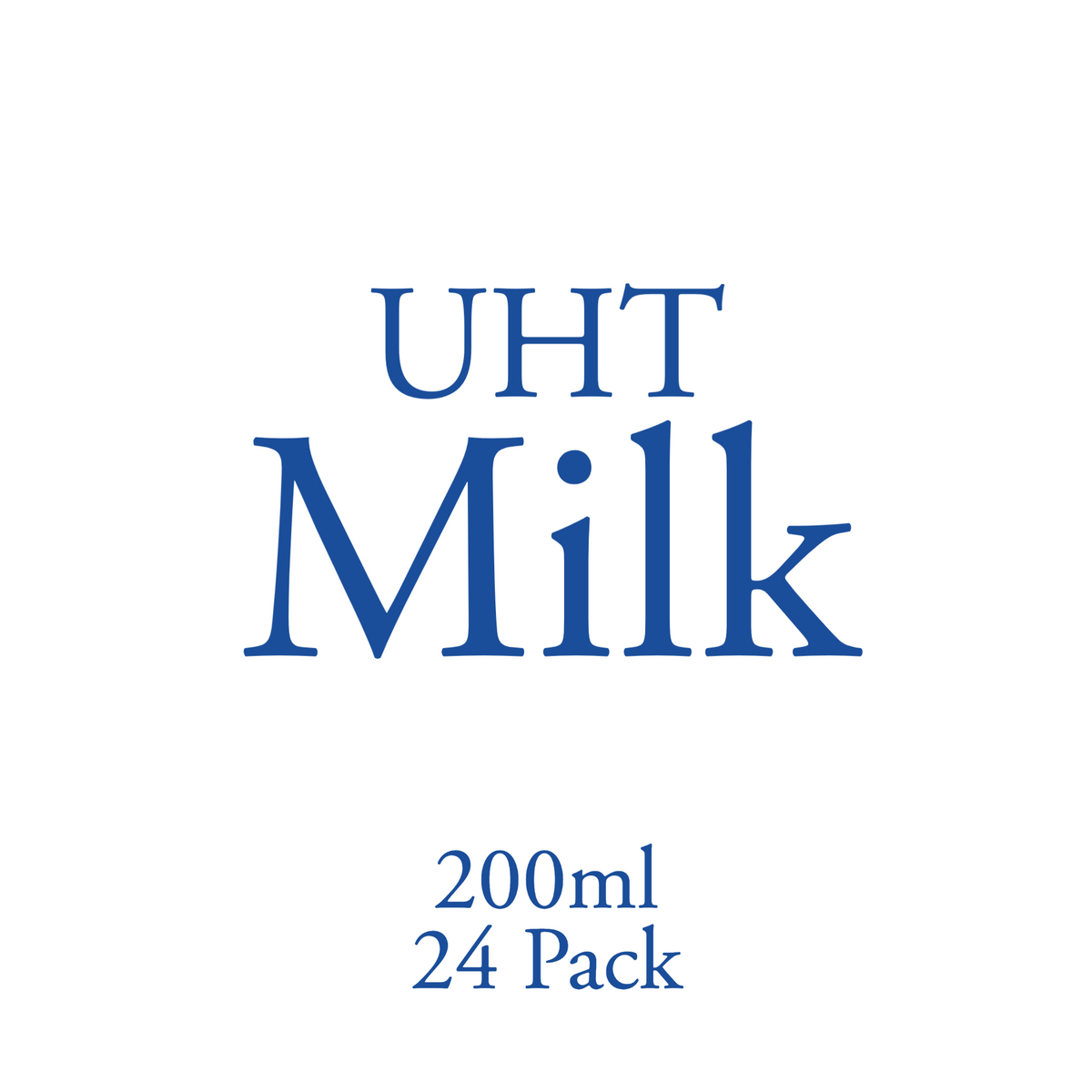Long Life Milk UHT 200ml 24pk - Bulk Milk for Hotels & B&Bs – Fletchers ...