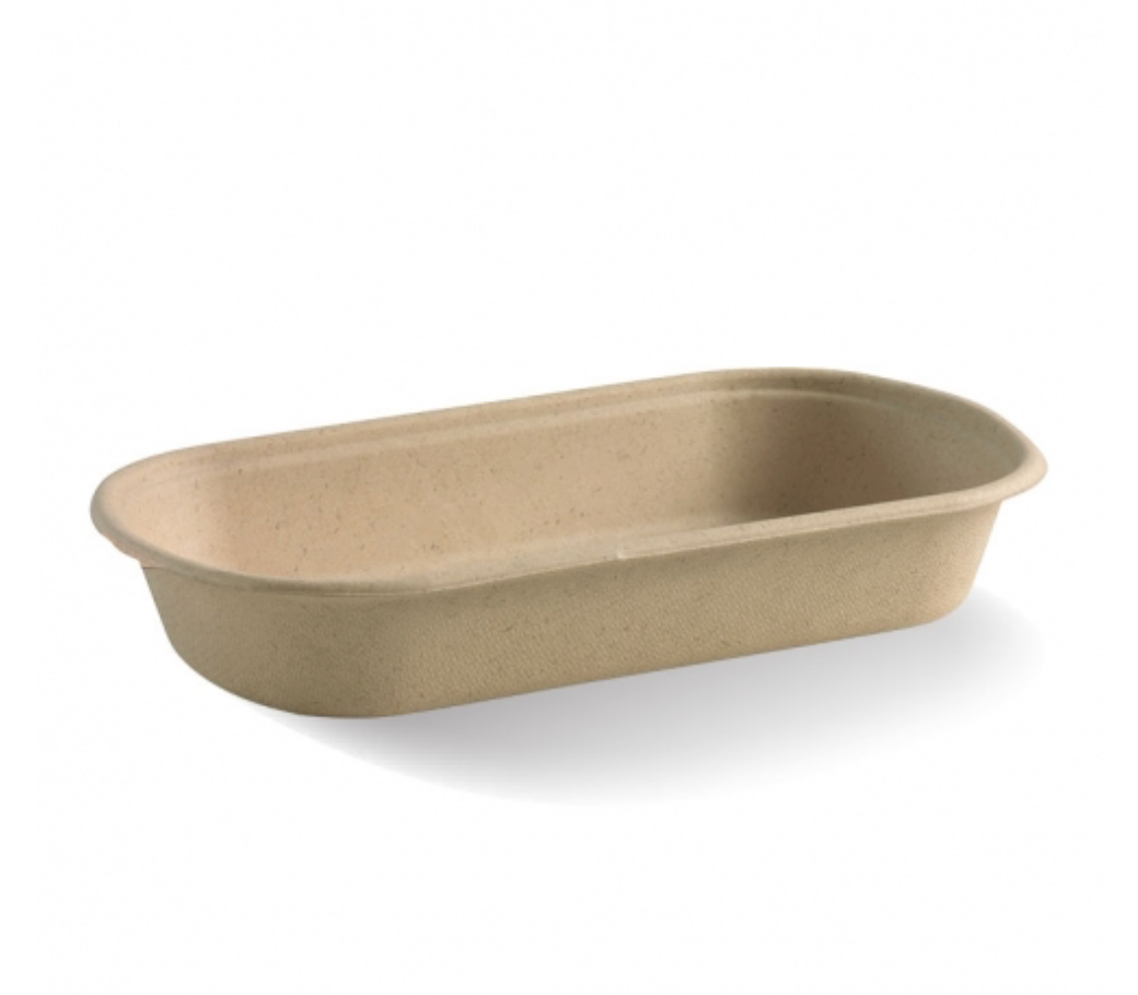 BioPak BioCane Tray, 750ml, 230x130x40mm, 500 pack [B-LB-750T] (Order ...