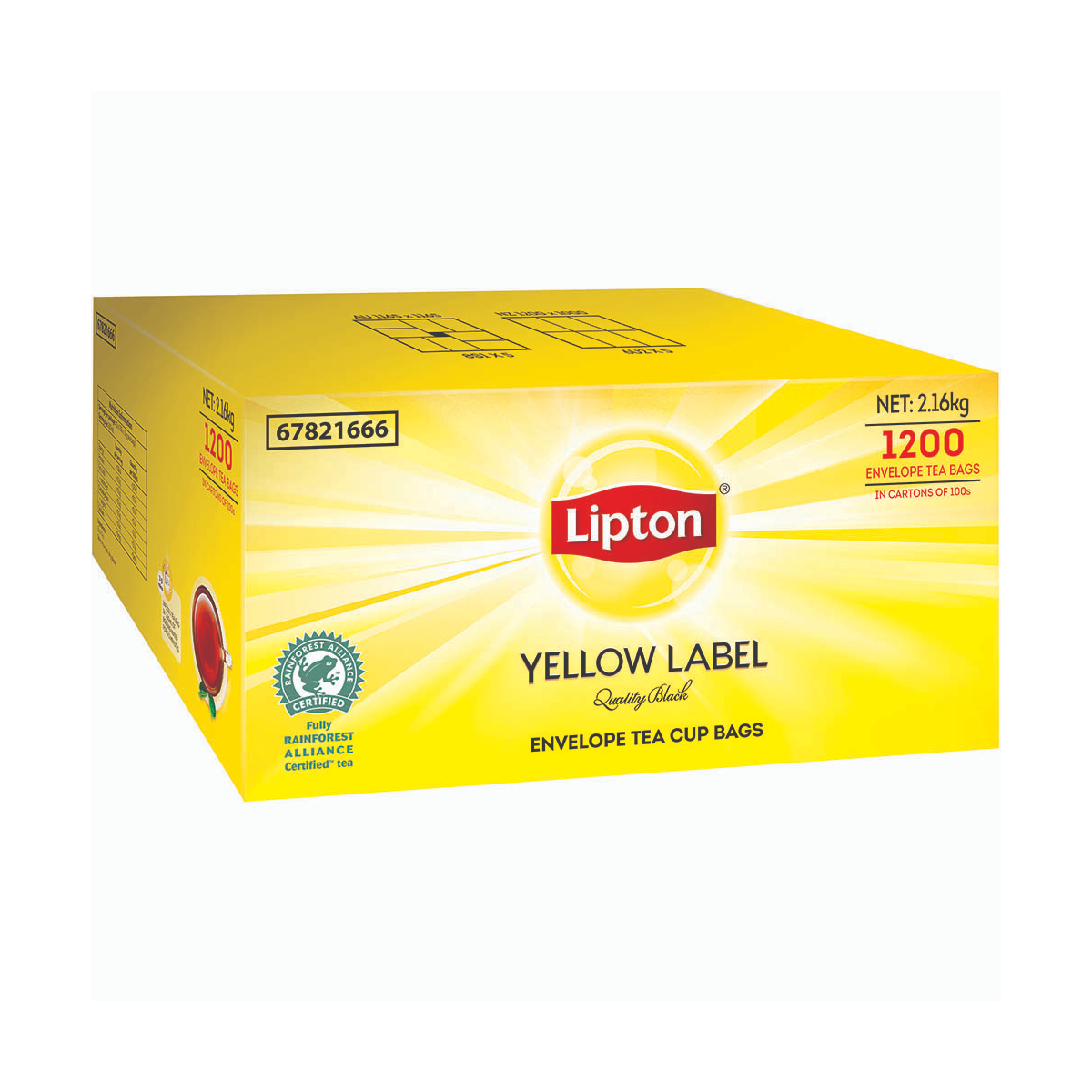 Lipton Tea Bags 1200 Pack | Bulk Black Tea | Office & Home – Fletchers ...