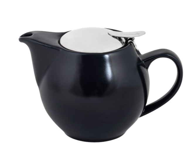 Bevande Teapot 500ml Black/Raven | Teapot with Infuser – Fletchers Supplies