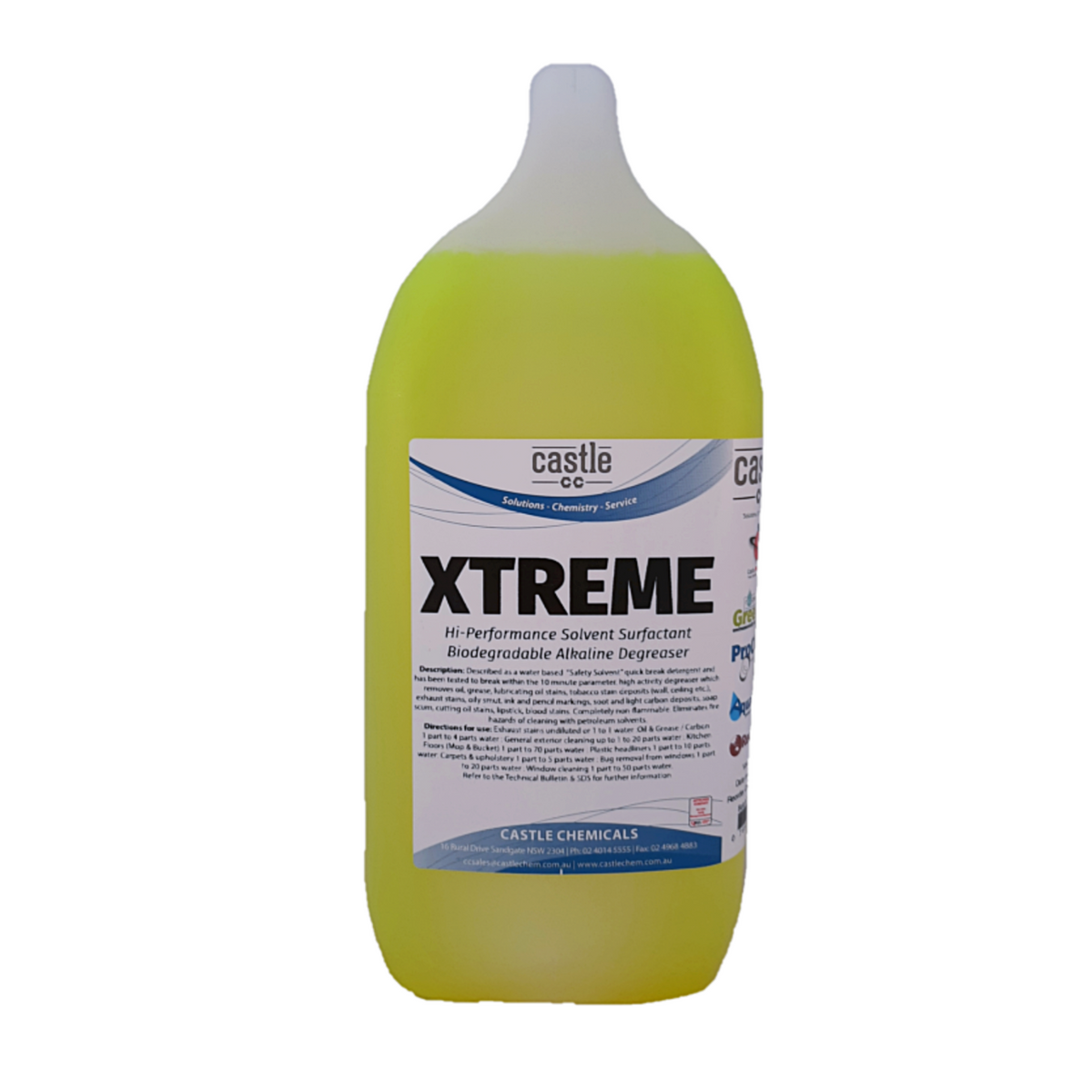 Castle Xtreme Heavy Duty Degreaser, 5lt (A) – Fletchers Supplies