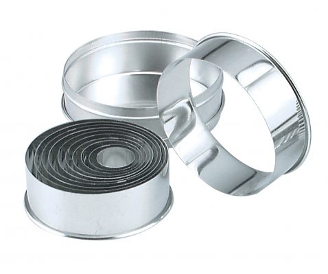 Chef Inox Round Cutters 11pc (25-95mm) - Cookie Pastry – Fletchers Supplies