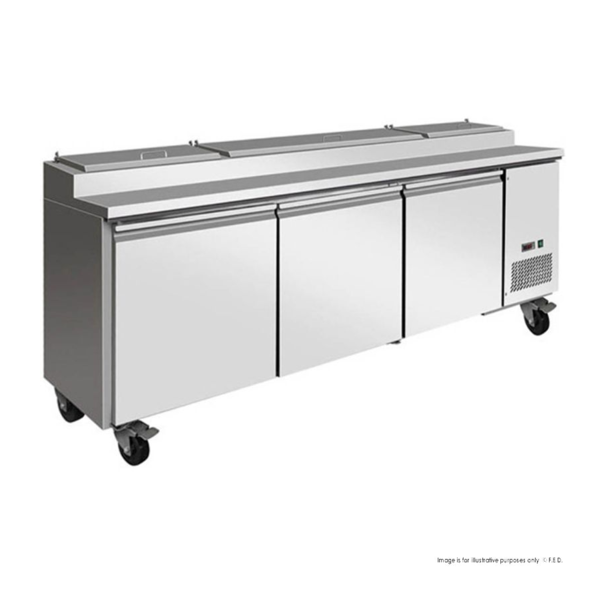 Thermaster Pizza Prep Bench Fridge, 998lt [TPB2400] (Order in item ...