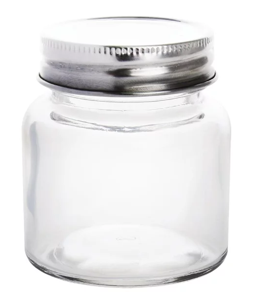 Vogue Screw Top Preserve Glass Jar with Lid, 330ml, 6 pack [CP082] (Or ...
