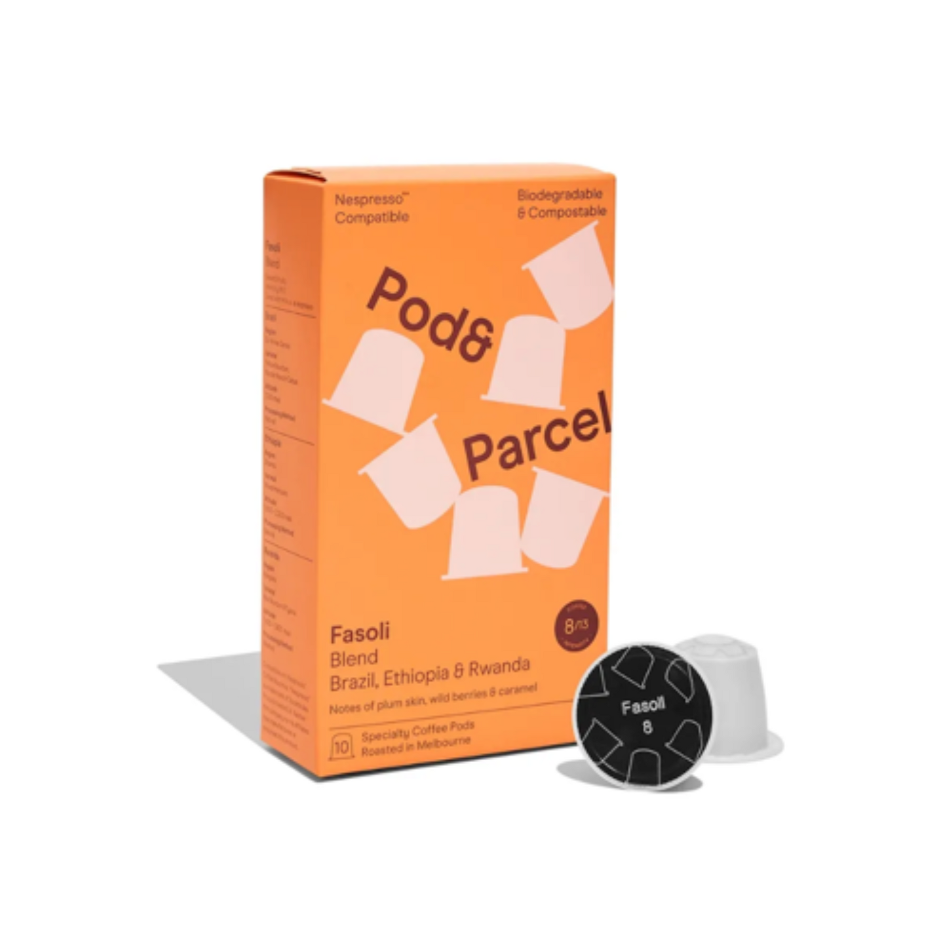 Pod & Parcel 'Fasoli' Coffee Pods, 180 carton (Order In Item ...