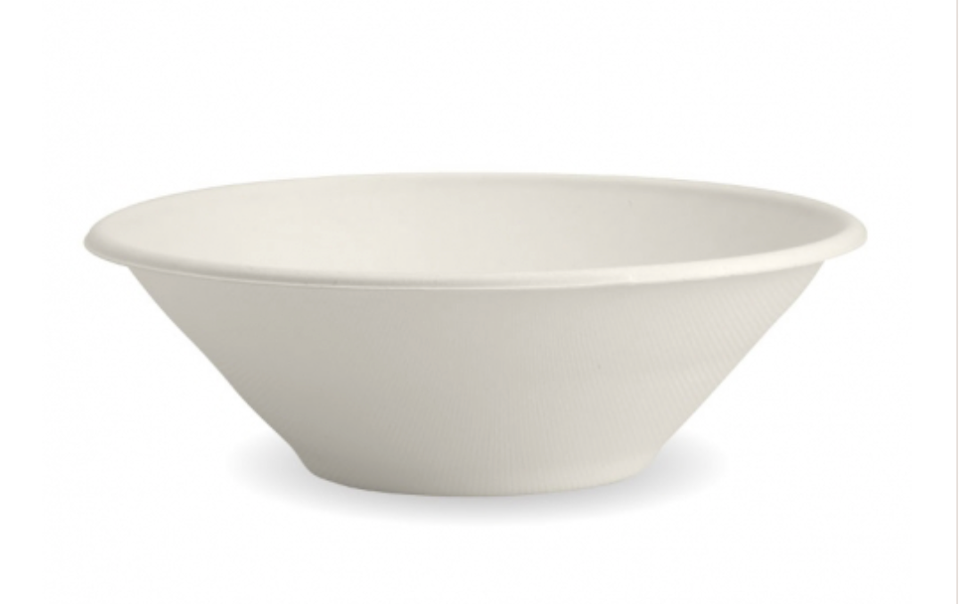 BioPak BioCane Bowl, White, 32oz, 400 carton [B-BL-32] – Fletchers Supplies