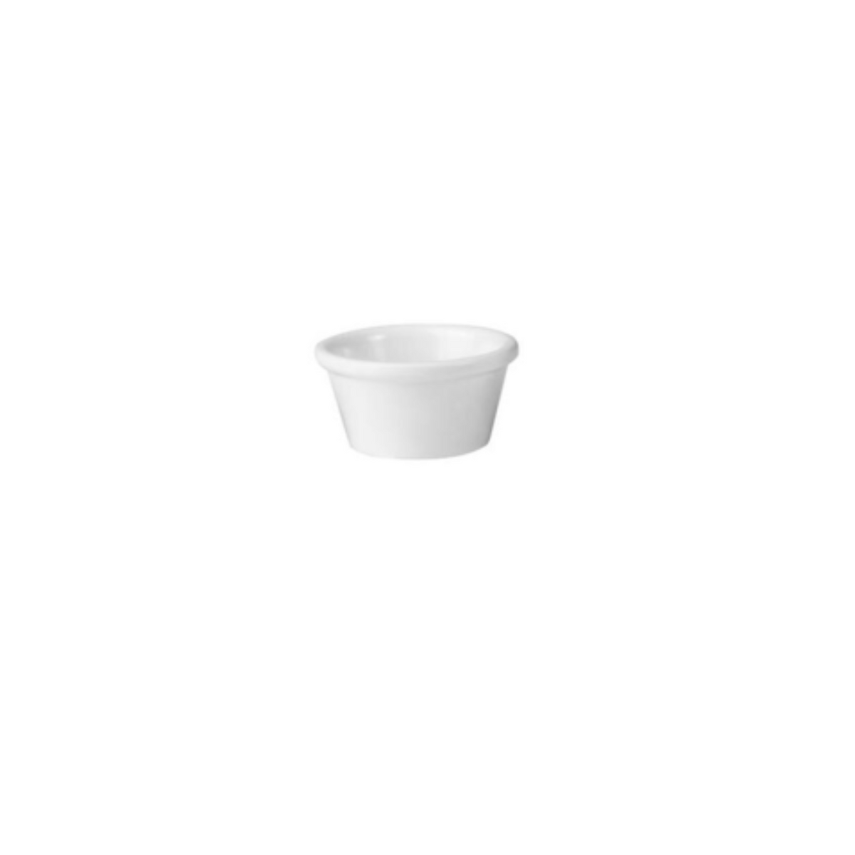Ryner Ramekin, Melamine, White, 60ml, 72x40mm – Fletchers Supplies