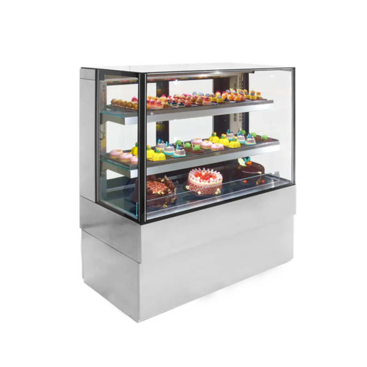 Airex Cold Food Display Cabinet | 900x900mm | AXR.FDFSSQ.09 – Fletchers ...