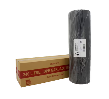 Bulk Buy! 240L Garbage Bags - 100 Roll Heavy Duty Bin Liners ...