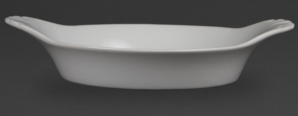 Olympia Whiteware Round Eared Dish, 156 x 126mm, 6 pack [W443] (Order ...