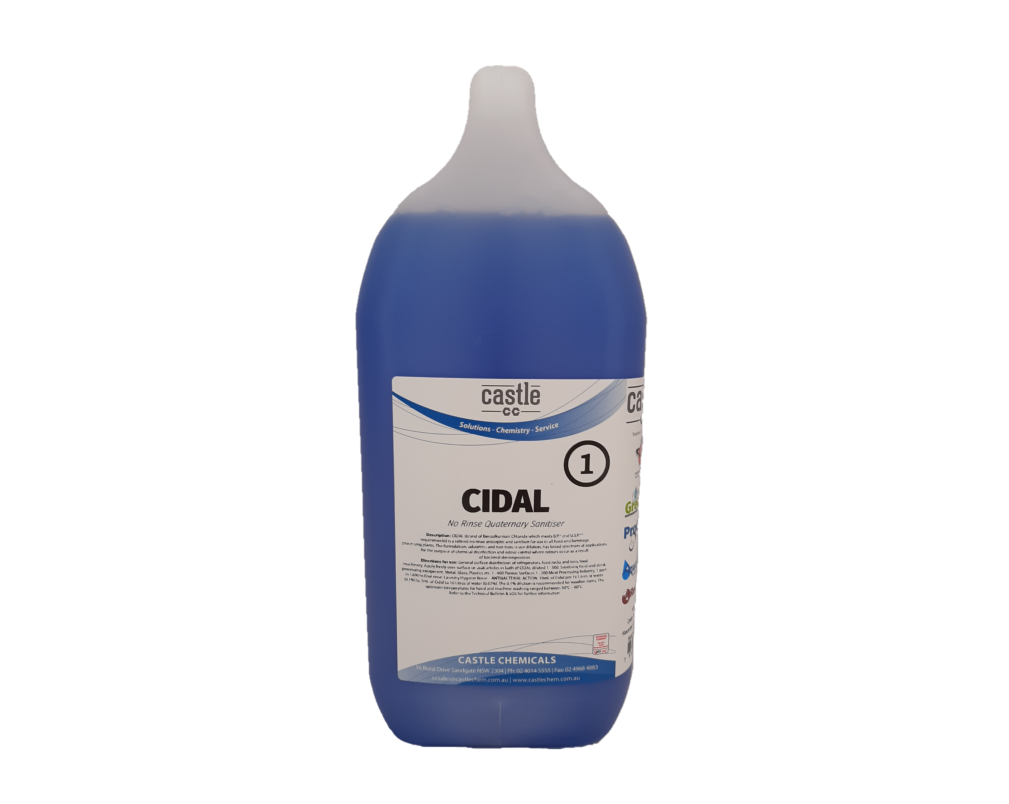 Castle Cidal Quat Based Germicide, 5lt (A) – Fletchers Supplies